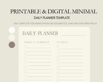 Minimalist Mood Tracker Printable Daily to Do List for - Etsy