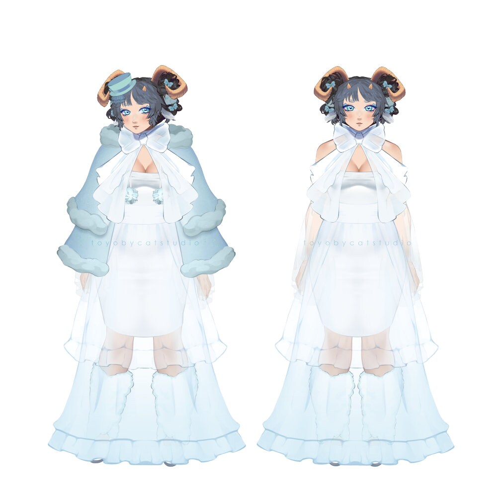 Premade Fullbody Vtuber | Commercial Use | Non-exclusive | Snowy Winter ...