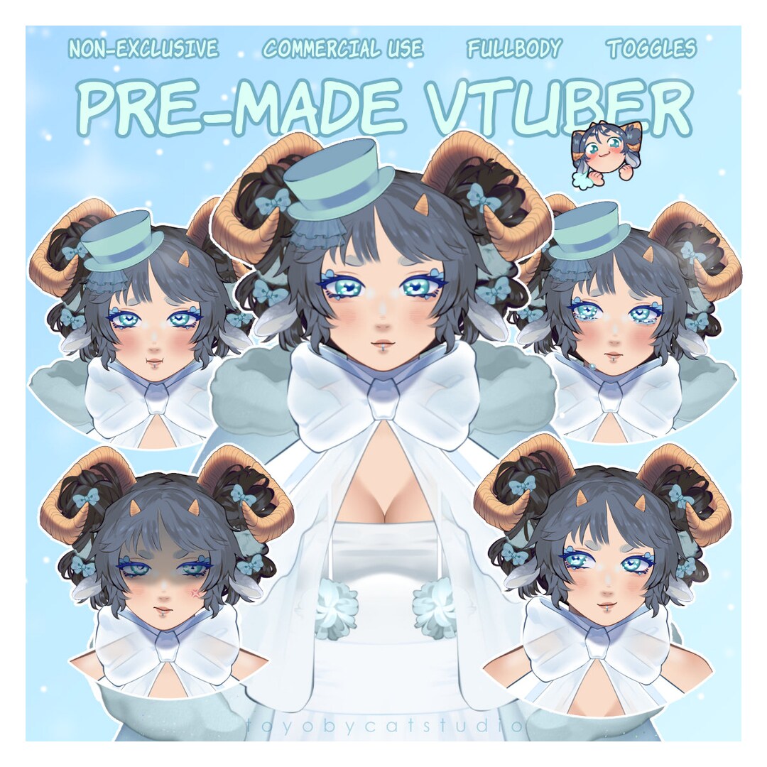 Premade Fullbody Vtuber | Commercial Use | Non-exclusive | Snowy Winter ...