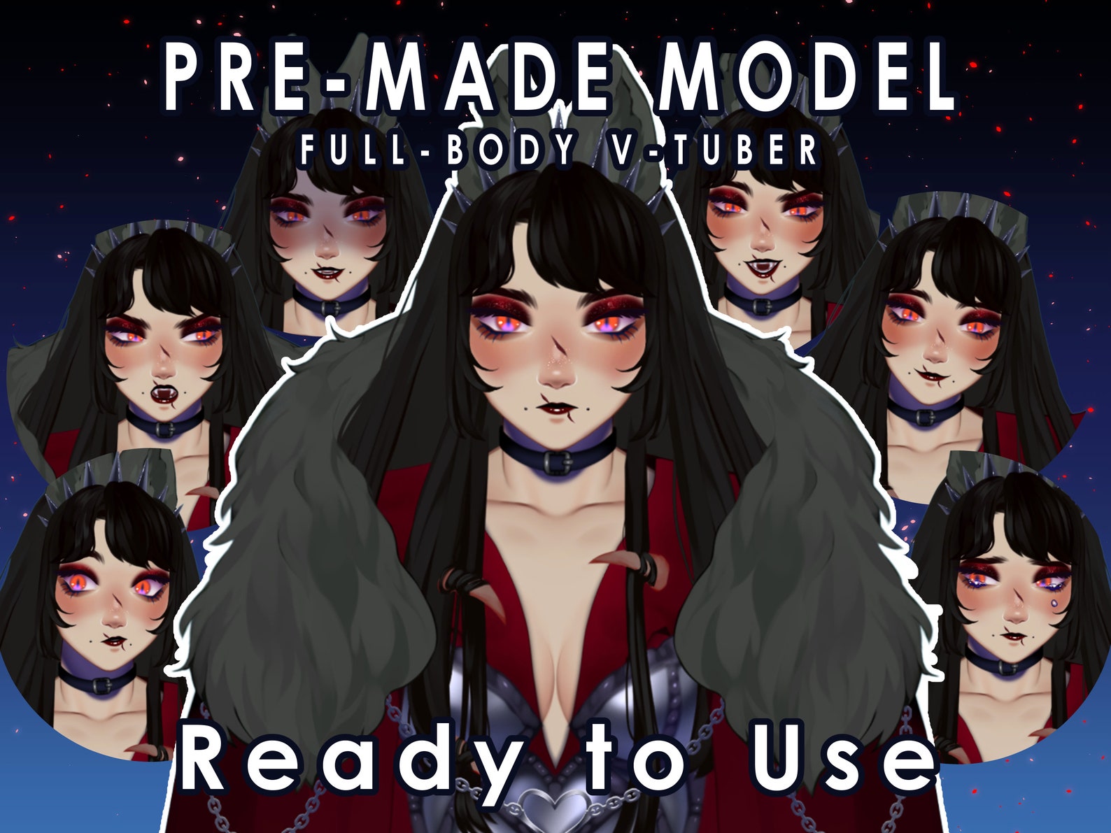 Premade Live2d Vtuber Model for Commercial Use | Non-exclusive ...