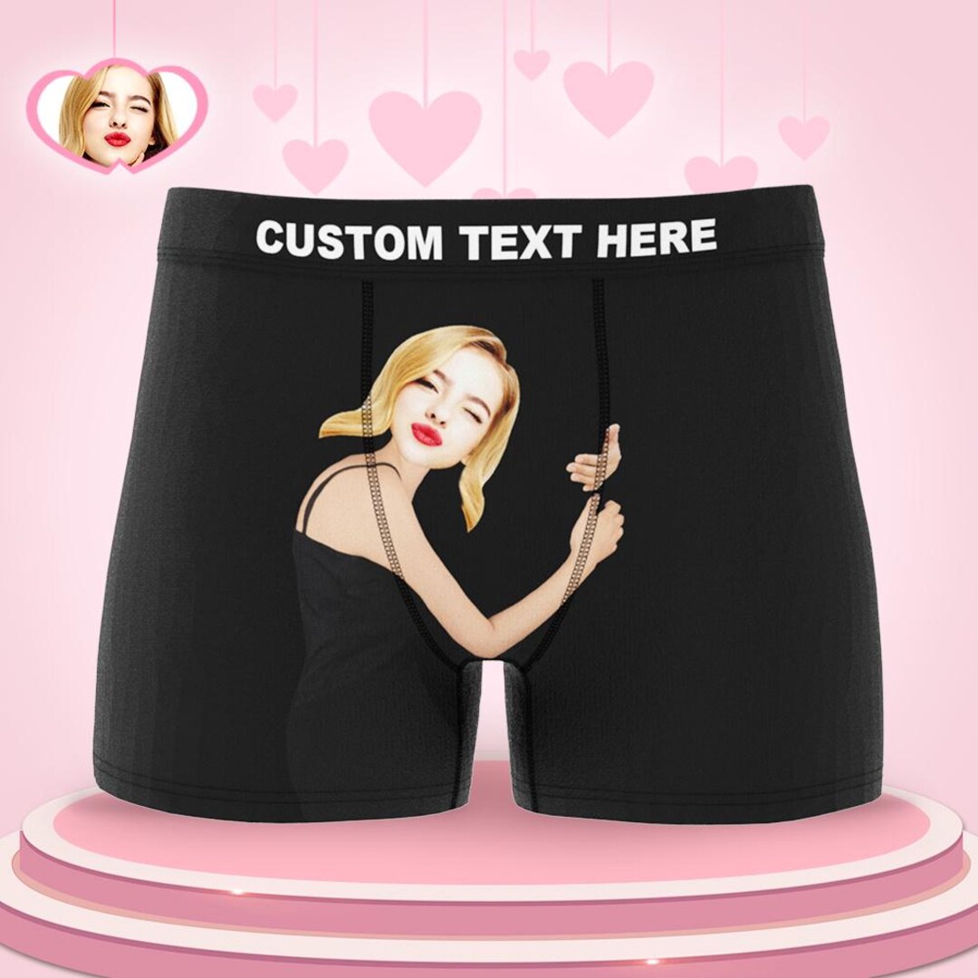 Custom Love Hug Boxer Shorts Personalized Boxers Briefs With Picture - Etsy