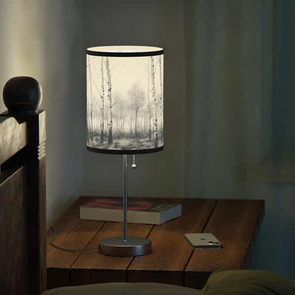 Birch Lamp Shade - Etsy