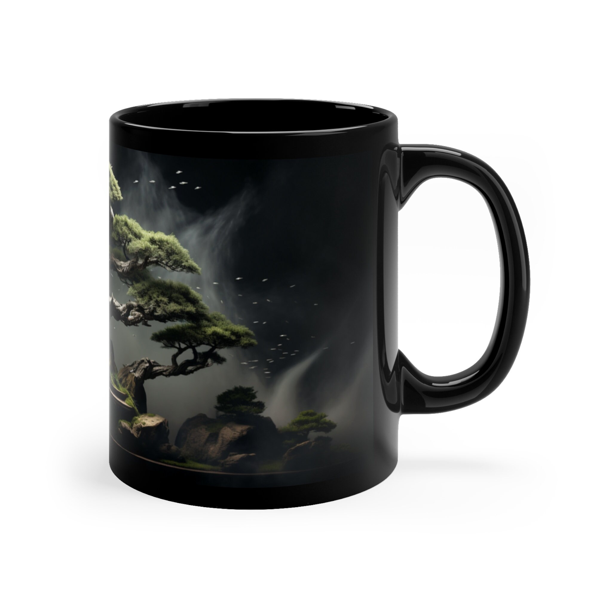 Bonsai Tree Coffee Mug-mythical Bonsai Tree Ceramic Mug-gift for Him ...