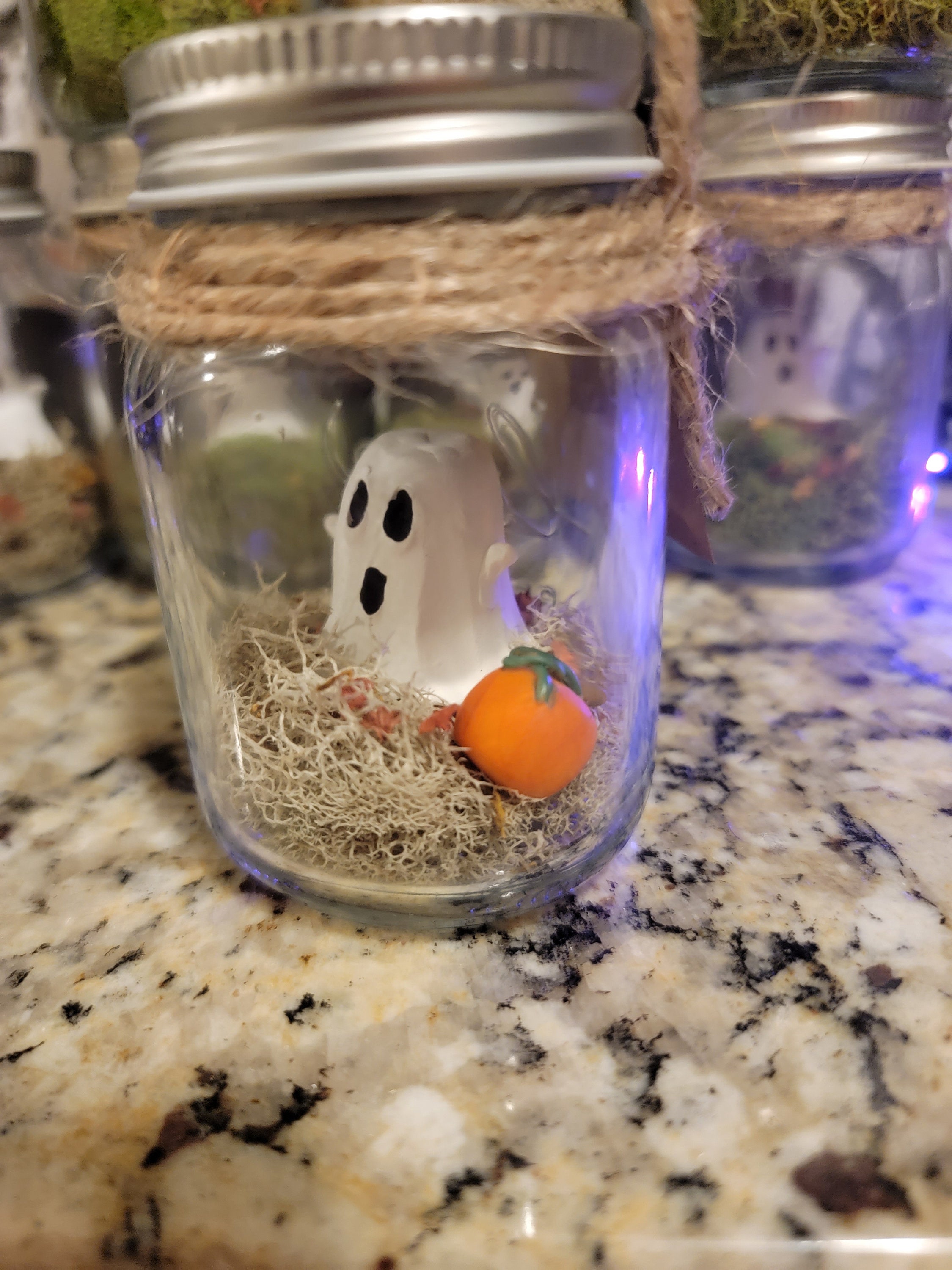 Pet Ghost in a Jar - Etsy