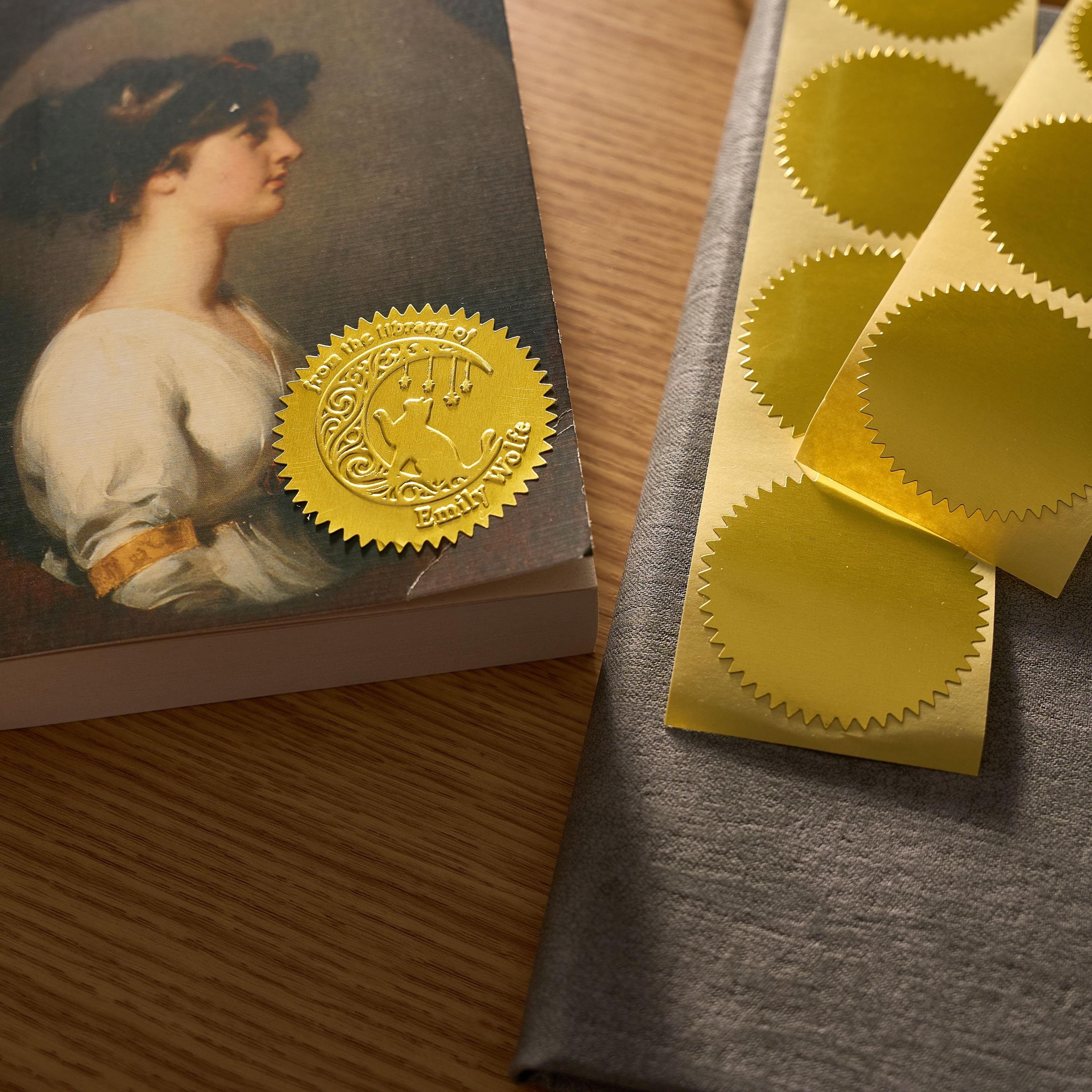 Blank Stickers for Book Embosser – Not Pre-embossed - Etsy
