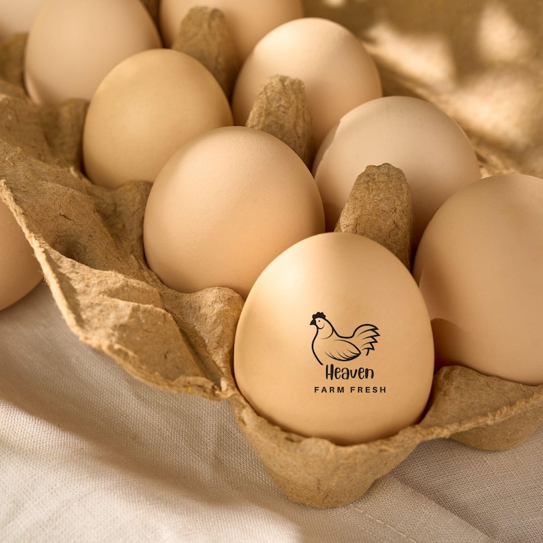 Custom Egg Marker for Farmers | Personalized Name Design - Etsy