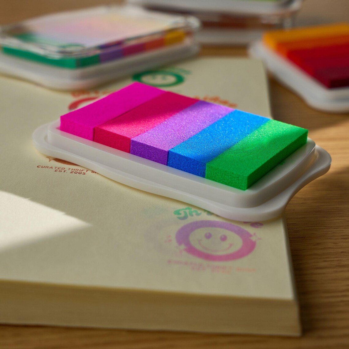 Multi-color Ink Pad: Fast Drying Gradient Stamp Ink - Etsy