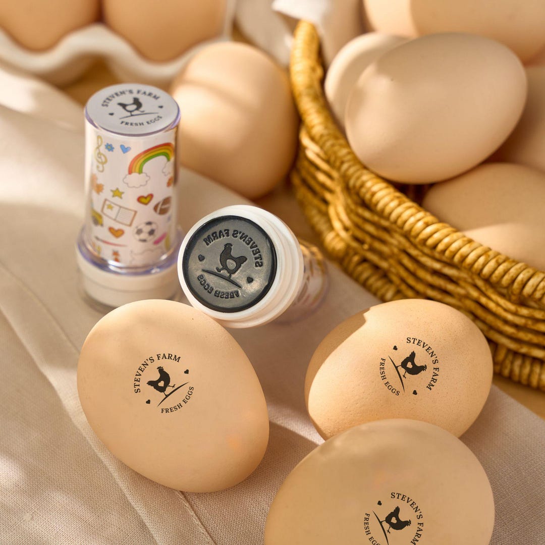 Custom Egg Marker for Farmers | Personalized Name Design - Etsy