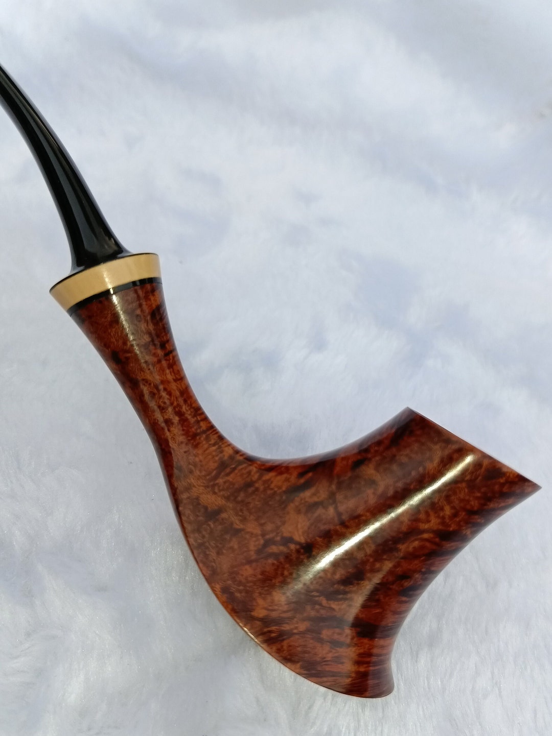 Handmade Volcanic Shape Briar Wood Tobacco Pipe - Etsy