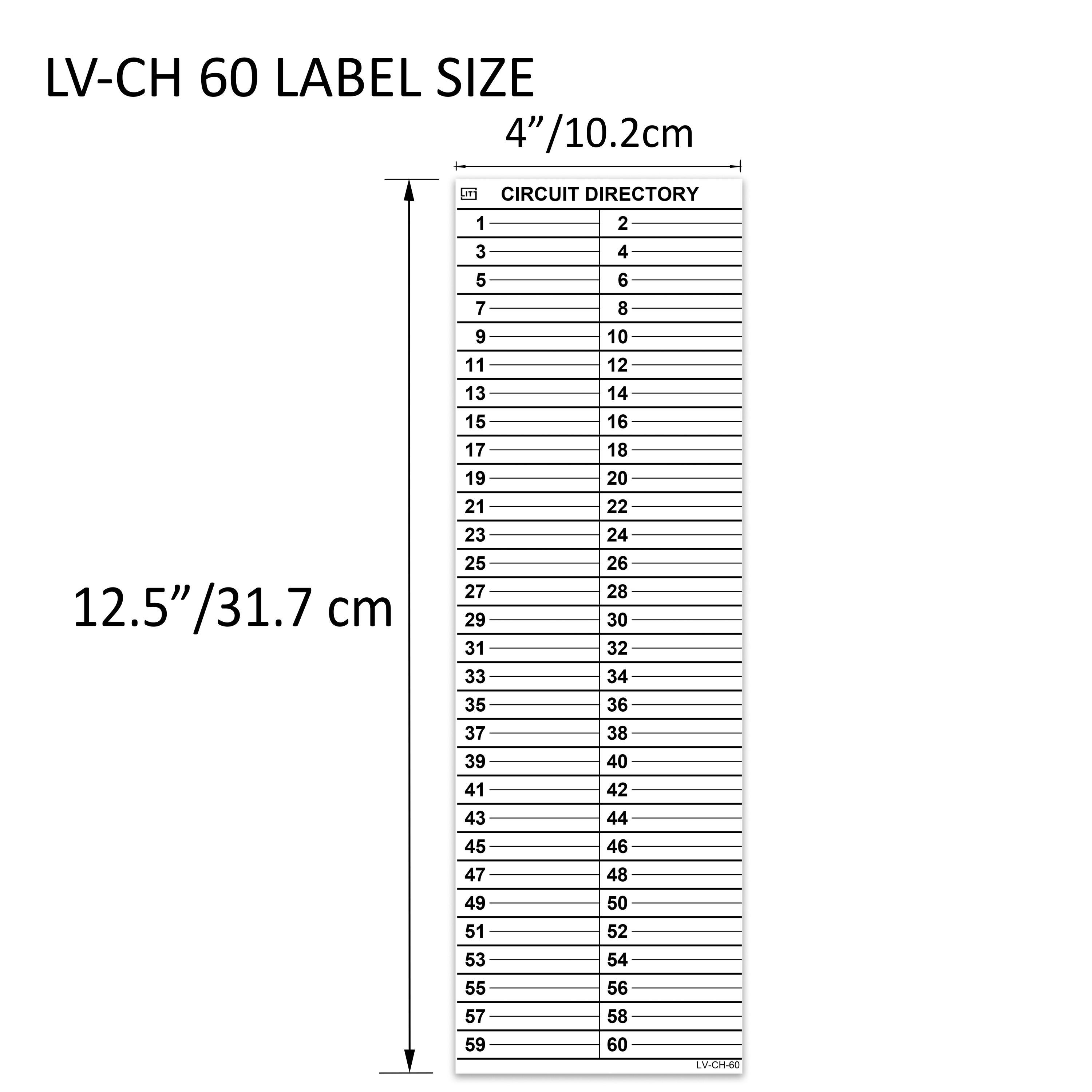 LV Replacement for Cutler Hammer Eaton Circuit Breaker Panel Directory ...