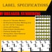 Littversions Ultimate 48 Circuits Bidirectional Breaker Directory Label ...