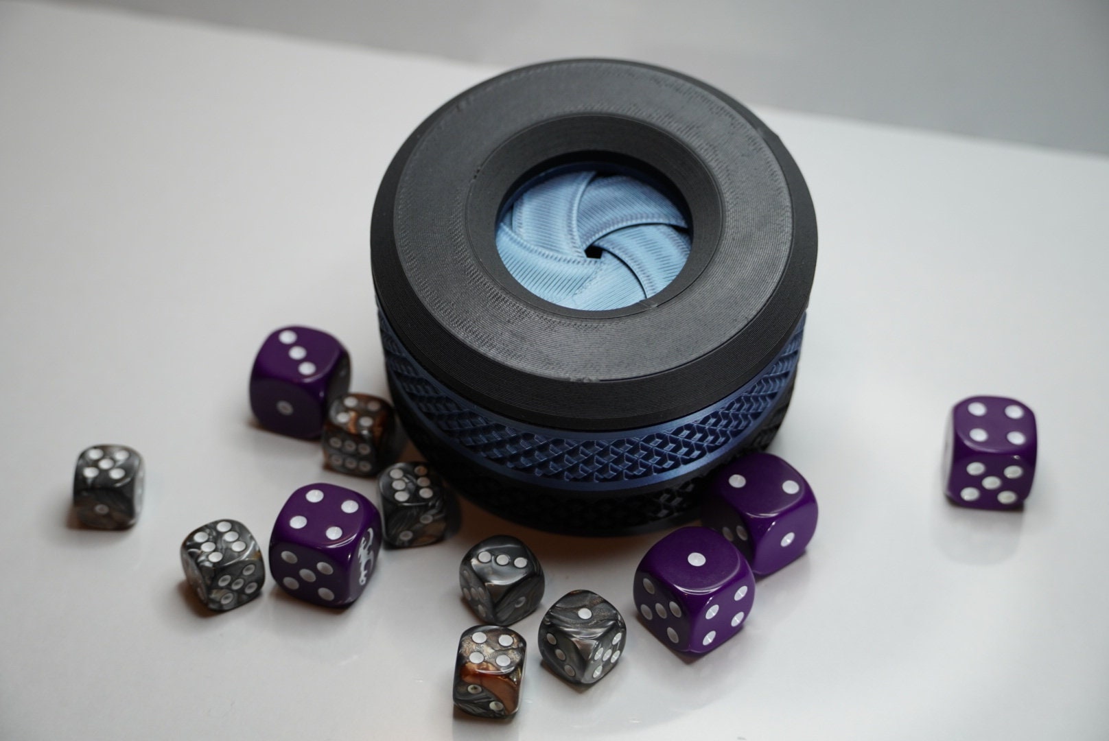 3D Printed Dice Container Mechanical Shutter - Etsy
