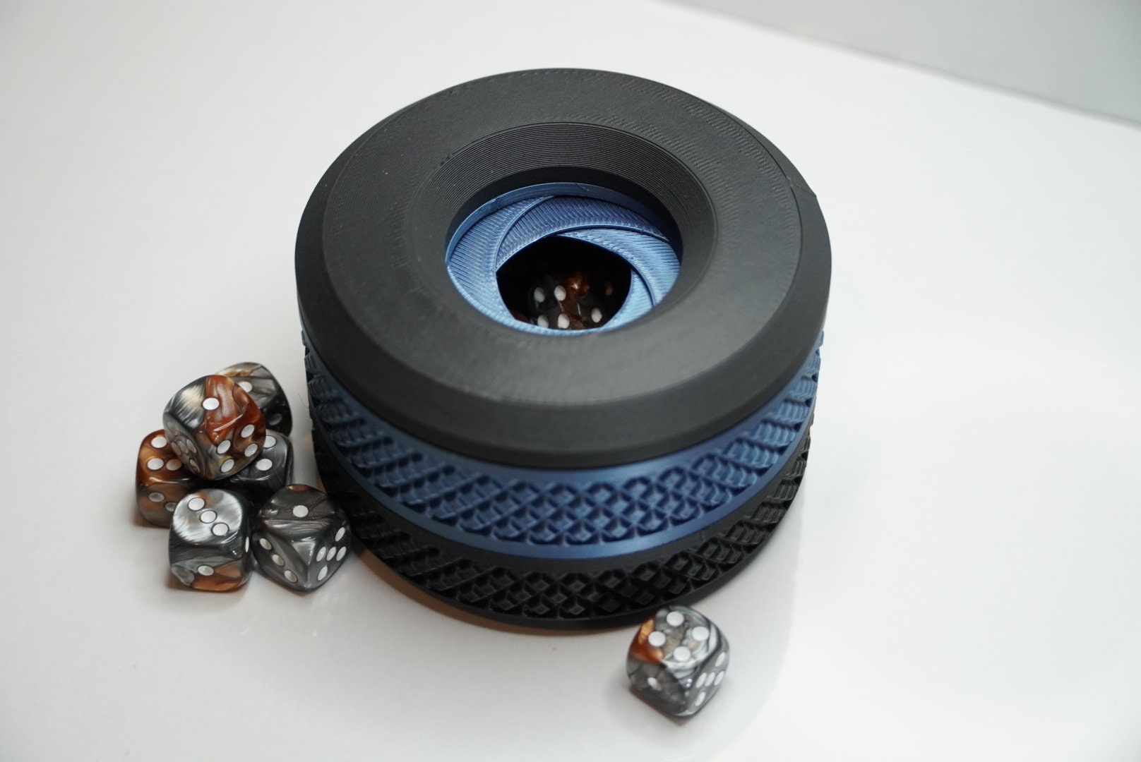 3D Printed Dice Container Mechanical Shutter - Etsy