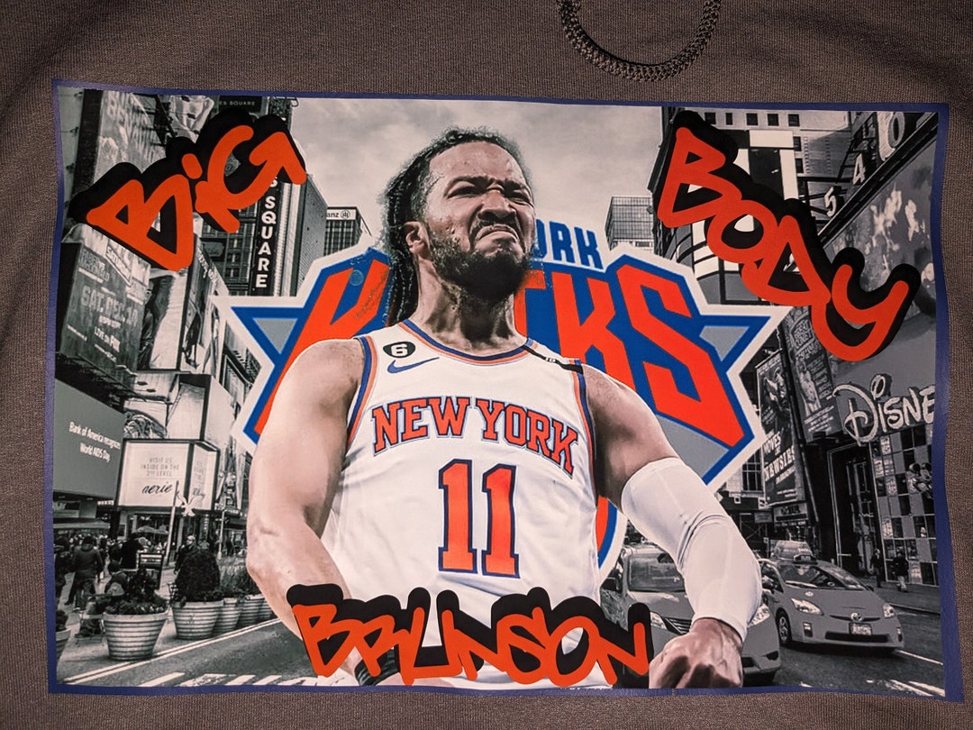 Jalen "big Body" Brunson Sweatshirts W/ NYC Background - Etsy
