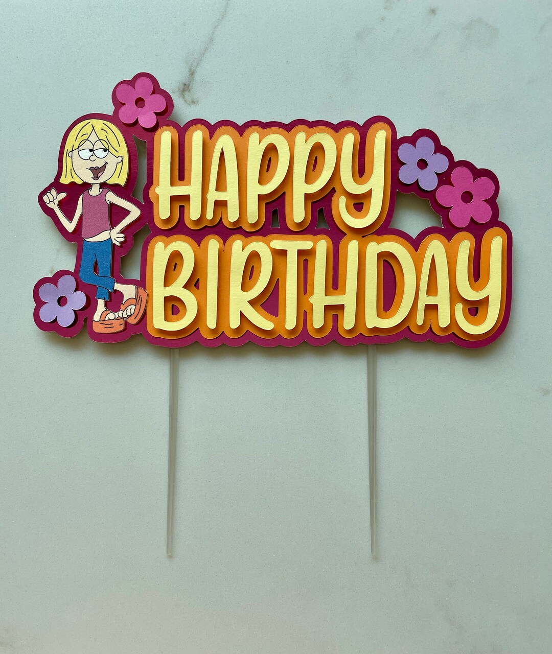 Lizzie Mcguire Cake Topper, Lizzie Mcguire Birthday Party - Etsy