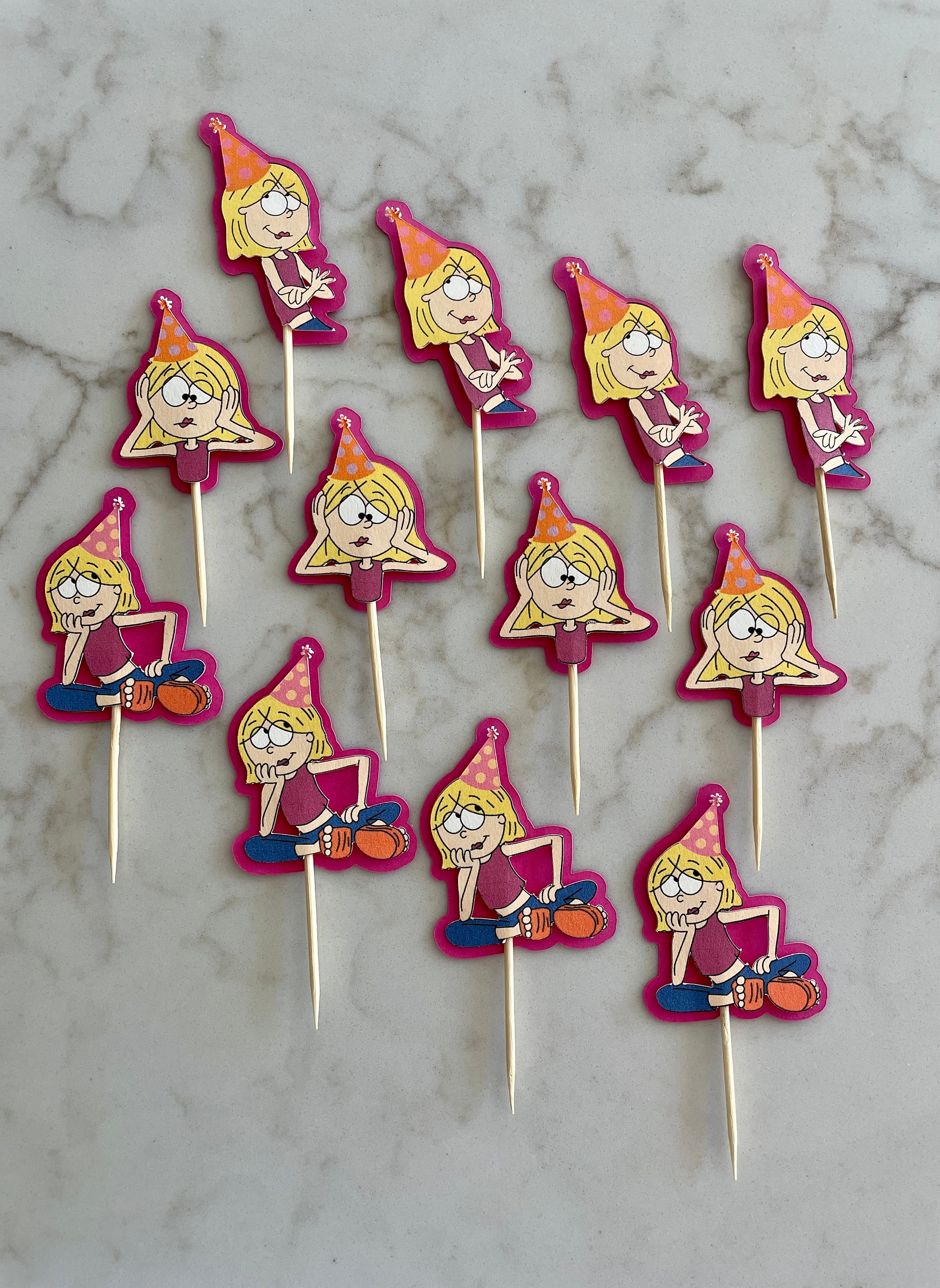 Lizzie Mcguire 3D Cupcake Toppers - Etsy