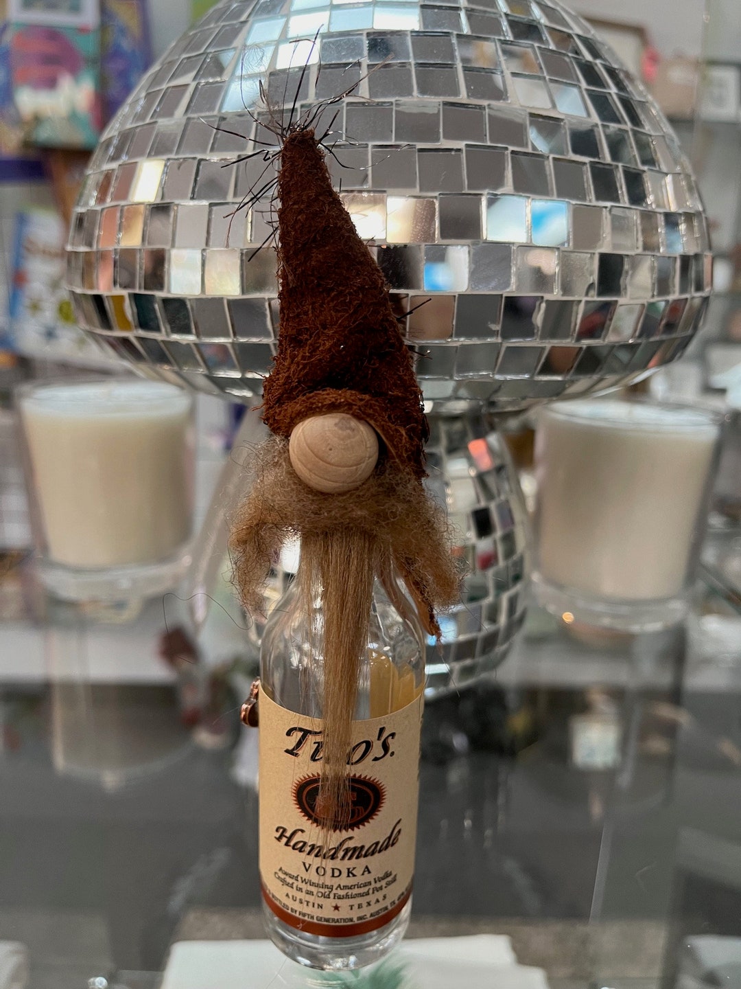 Recycled Tito's Vodka Shooter Gnome - Etsy