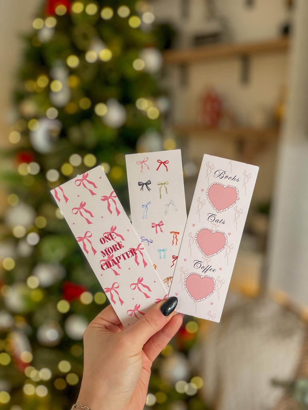 Bookish Ribbons & Bows Bookmark Set (set of 3)| Bookish Gift | Cosy ...