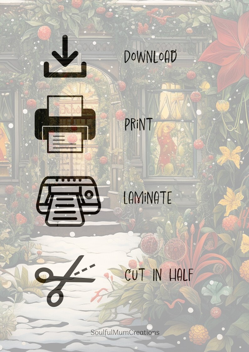 Printable Christmas Mud Kitchen Recipe Cards - Sparking Seasonal ...