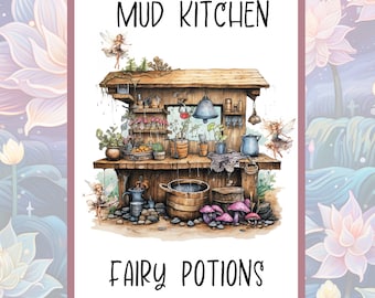 Printable Mud Kitchen Recipe Cards, Magic Fairy Potion Cards ...