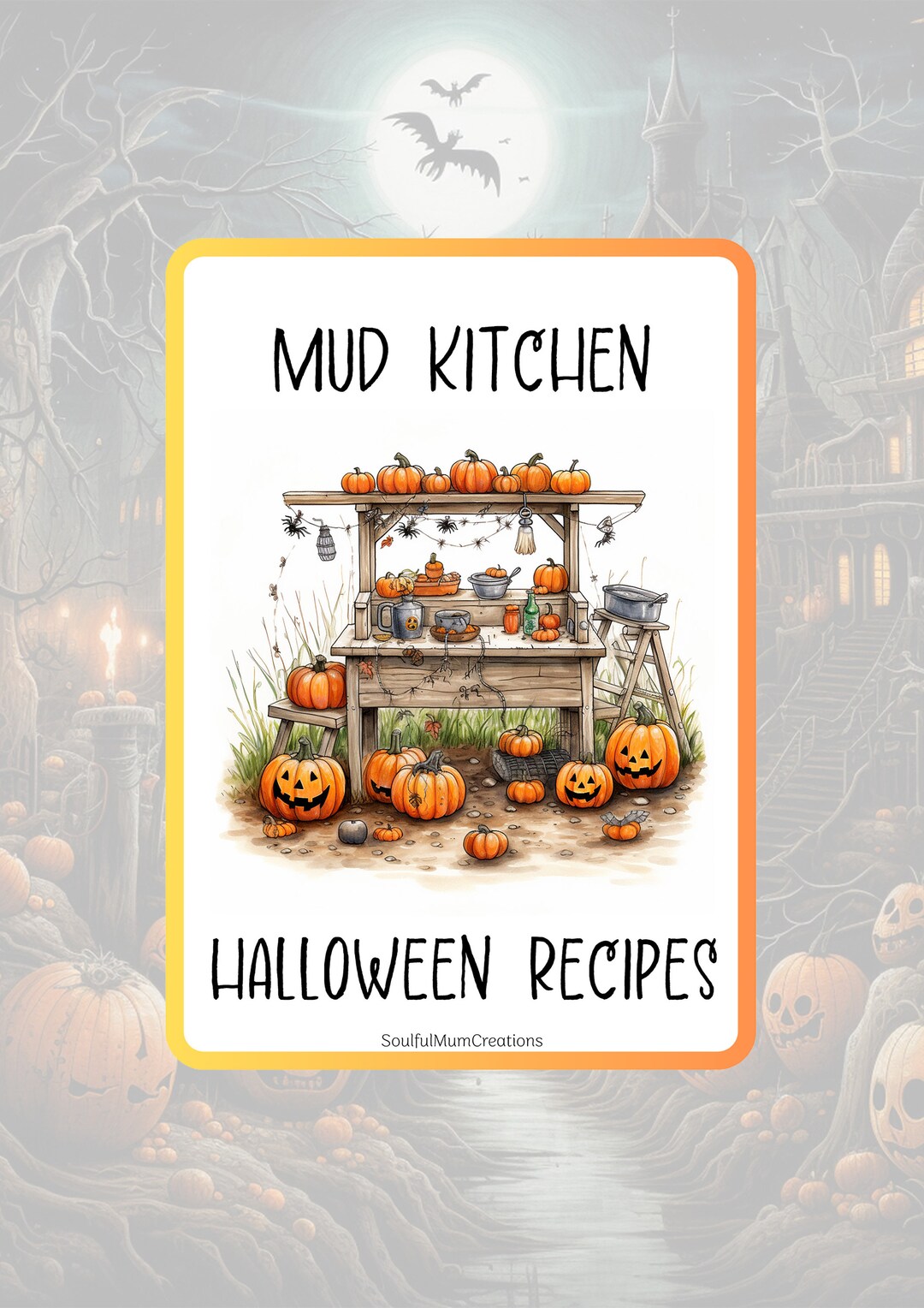 Printable Halloween Mud Kitchen Recipe Cards - Outdoor, Forest School ...