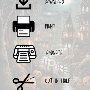 Printable Halloween Mud Kitchen Recipe Cards - Outdoor, Forest School ...