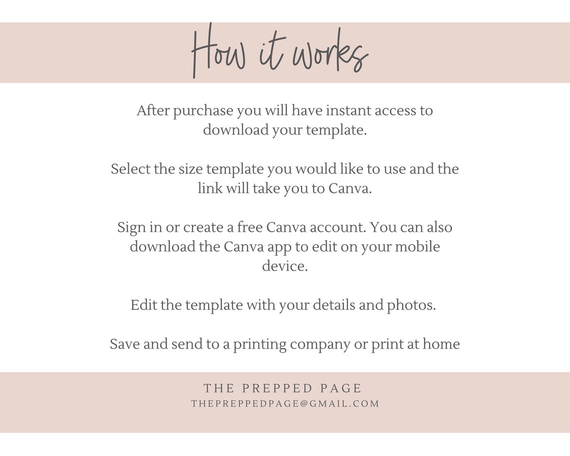 Funeral Program Template, Editable Memorial Program, Printable Funeral ...