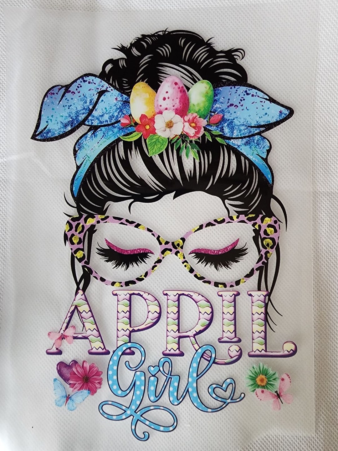 April Girl: DTF Iron-on Heat Transfers - Etsy