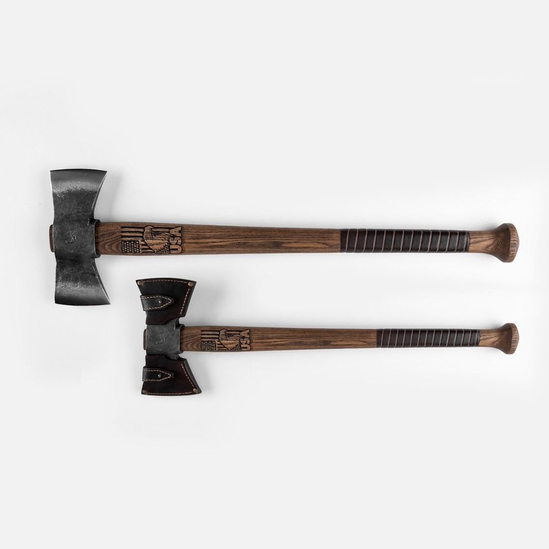 Double-bit Axe, Hand-forged From One Piece of Metal, Felling, Double ...