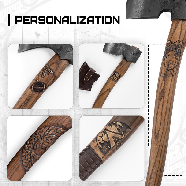 Finnish Forest Axe, Felling Axe, Hand Forged Axe With Leather Case ...