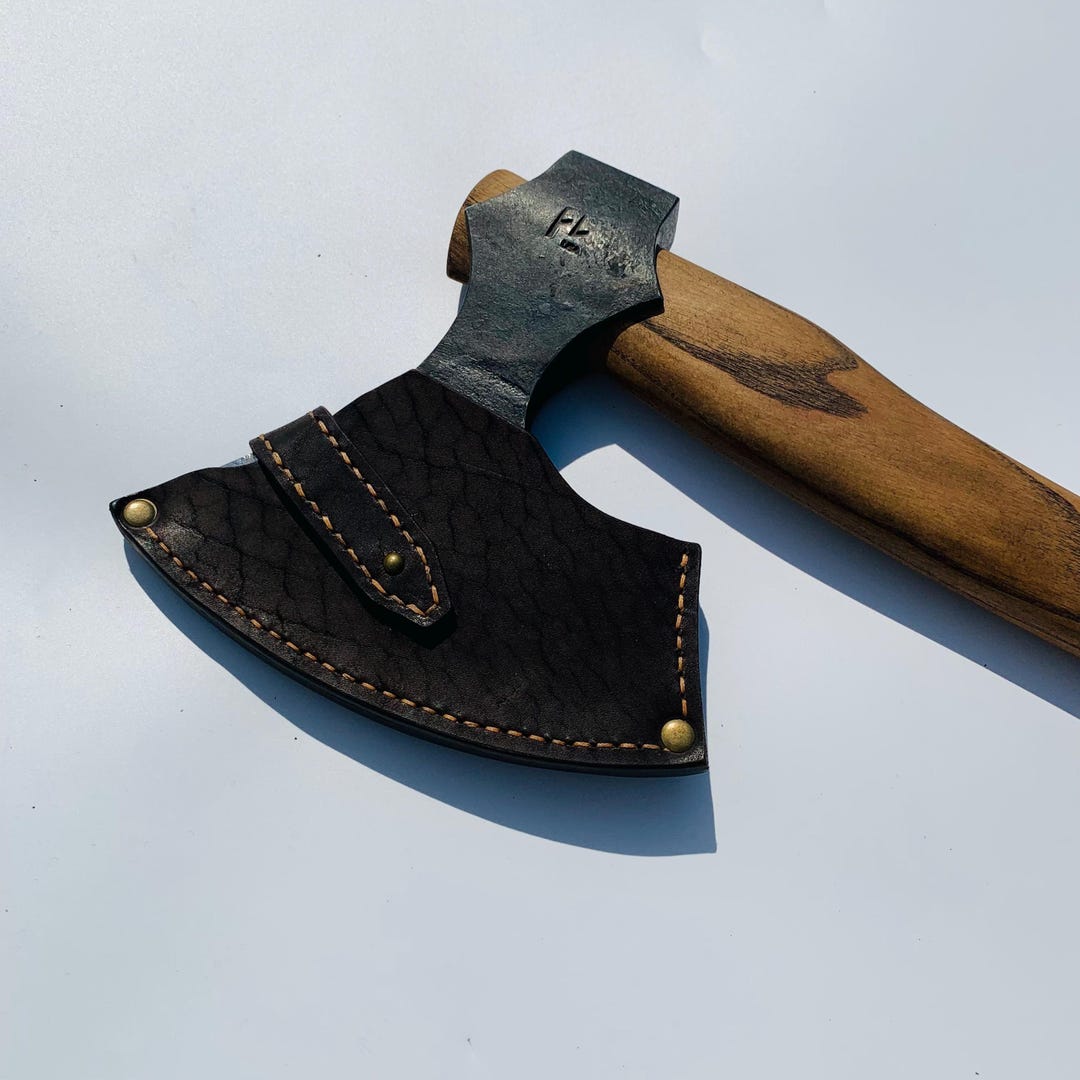 Balto-slavic Axe With Long Handle, Hand Forged Two-handed Axe - Etsy