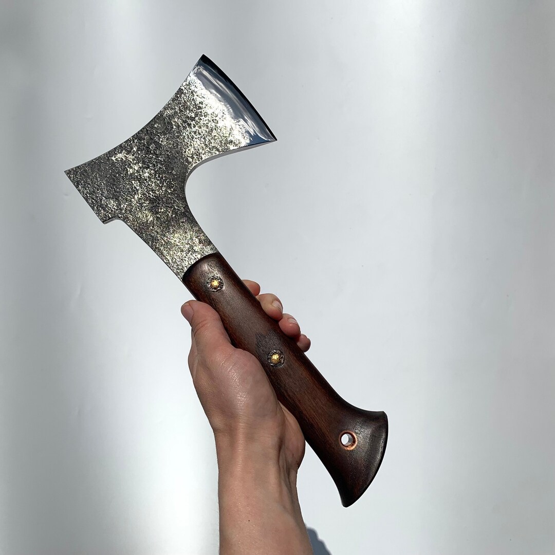 Full Tang Hatchet, Axe With Leather Case, Father/husband/son Gift - Etsy