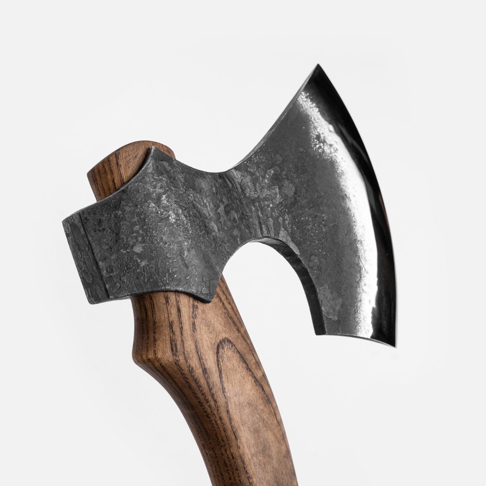 Baltoslavic Axe Camping Hatchet, Axe With Leather Case, Carving Axe ...