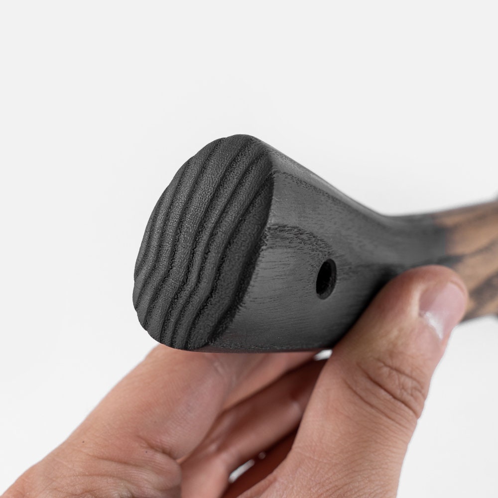 Small Carving Axe With Leather Handle Guard Collar Carpenter - Etsy