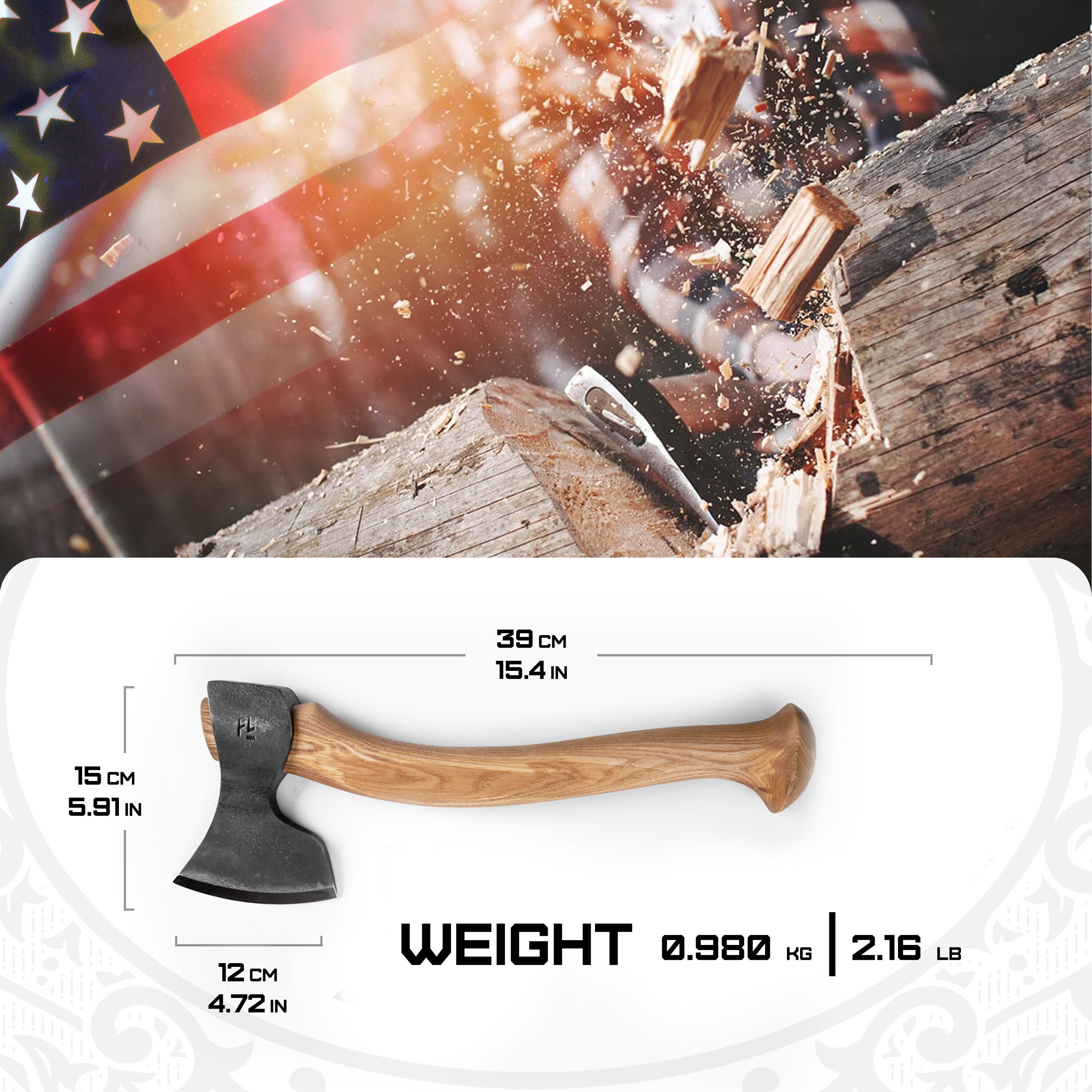 Carving Axe, Carpenter Axe, Bushcraft Axe, Father/husband/son Gift ...