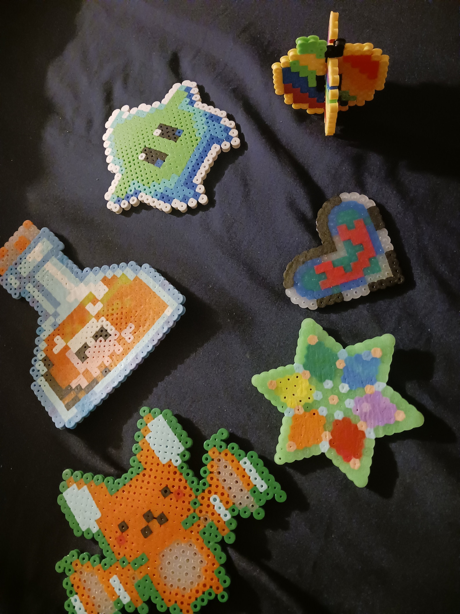 Perler Bead Designs, Pony Bead Patterns, Painted Shells, Etc. I Make ...