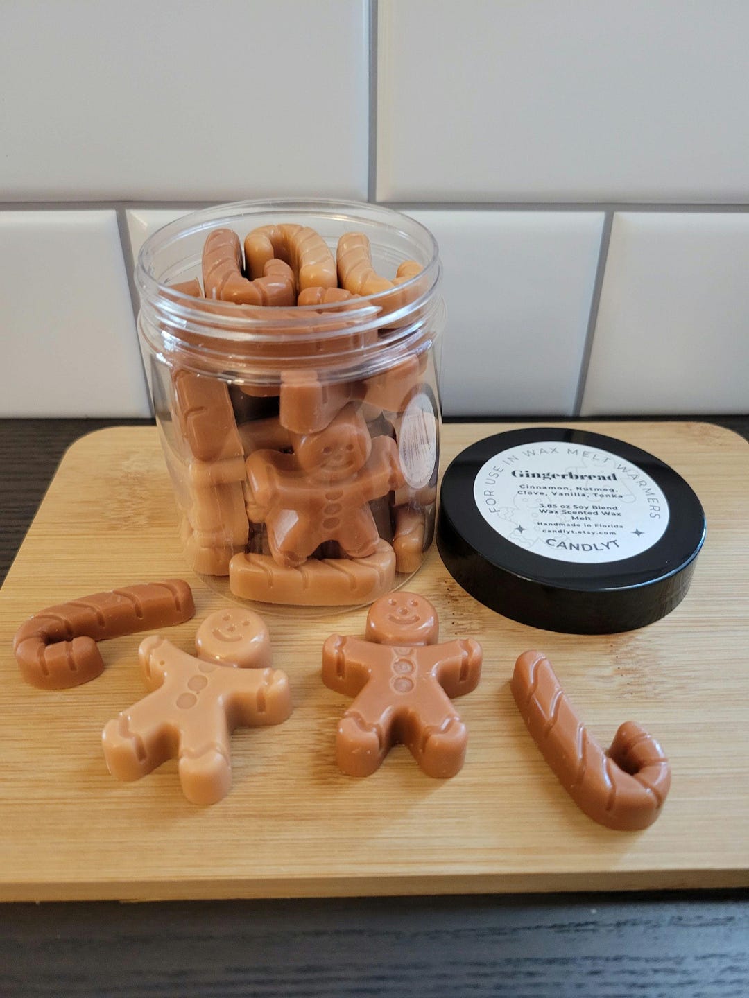 Gingerbread Jar Gift Box Wax Melts Handmade - Etsy