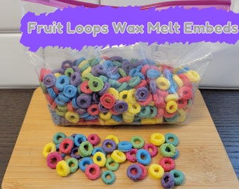 Fruit Loops Shaped and Scented Wax Embeds Pack of Wax Embeds 9oz Bag ...