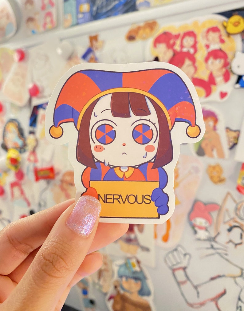 Digital Circus Pomni TADC Meme Sticker - Etsy Digital Circus Pomni TADC Meme Sticker - Etsy