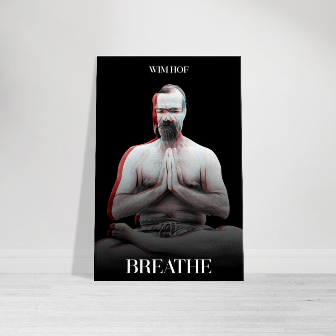 Wim Hof breathe Canvas - Etsy