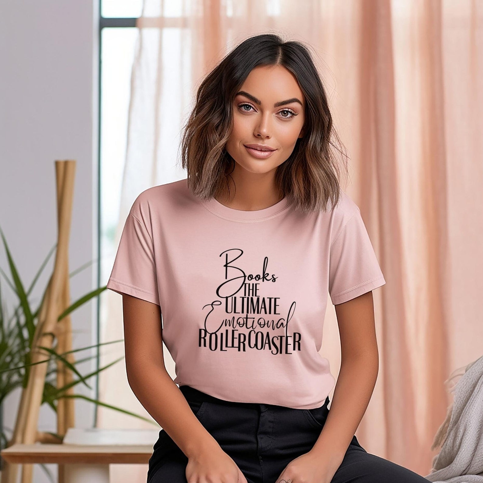 T-shirt for Book Lover Tshirt for Women T Shirt Pink Shirt for People ...