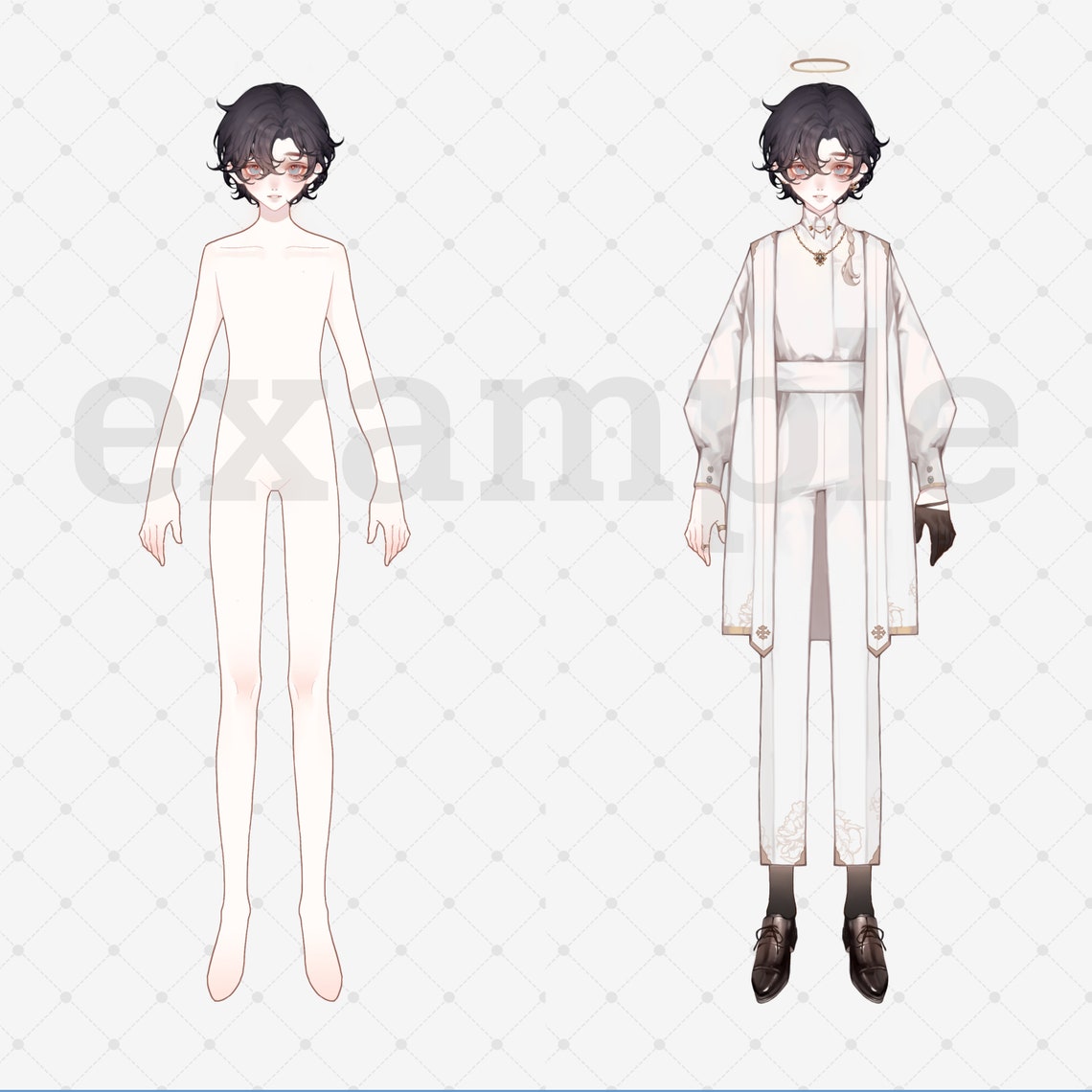 Body Base PSD male Body Base Unrigged Custom Character Base ...