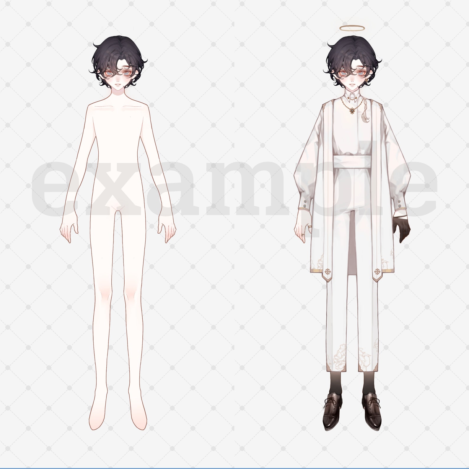 Body Base PSD |male Body Base | Unrigged | Custom Character Base ...