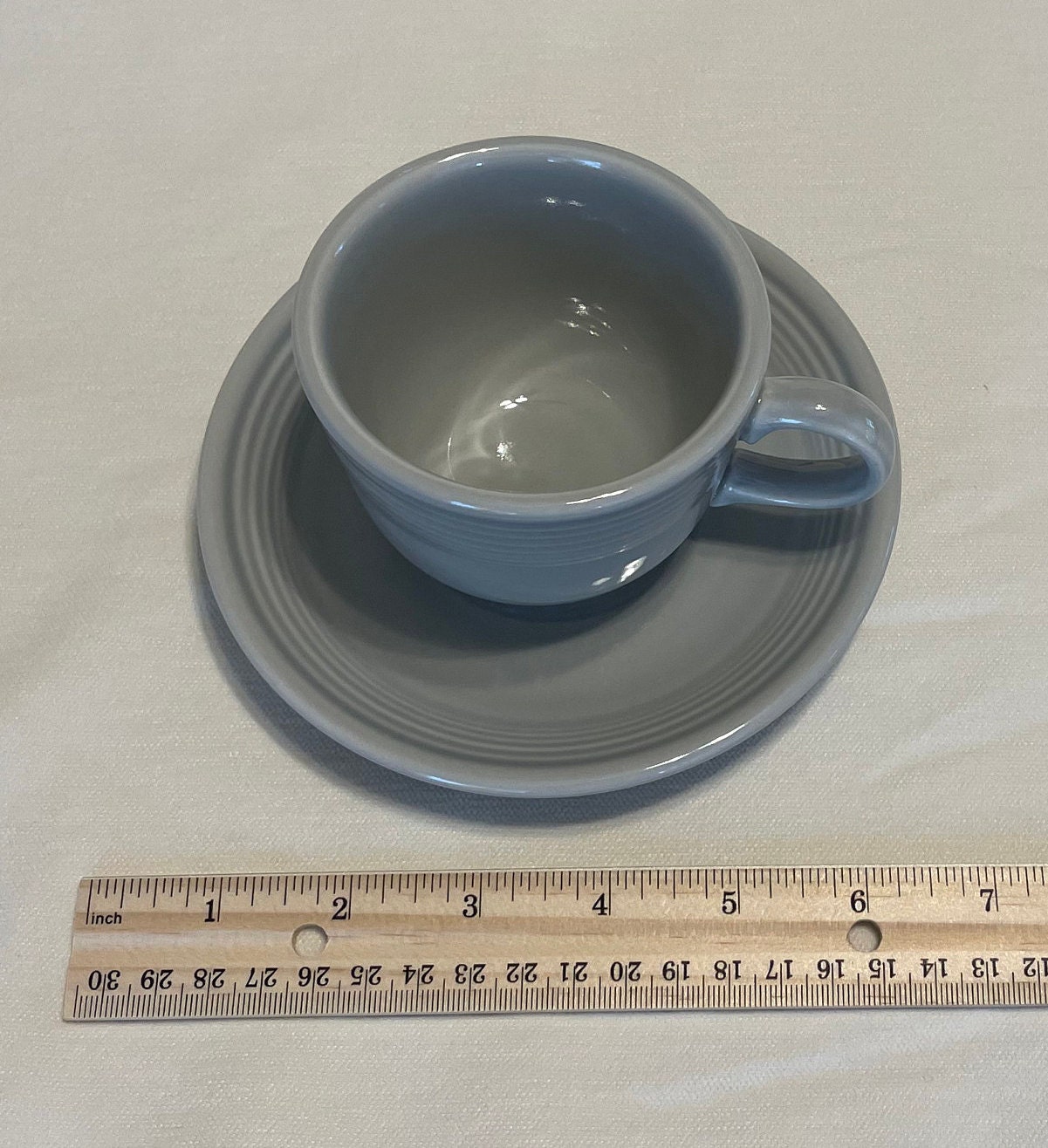 Fiesta Lead Free Teacup and Saucer Sets by Homer Laughlin China Co ...