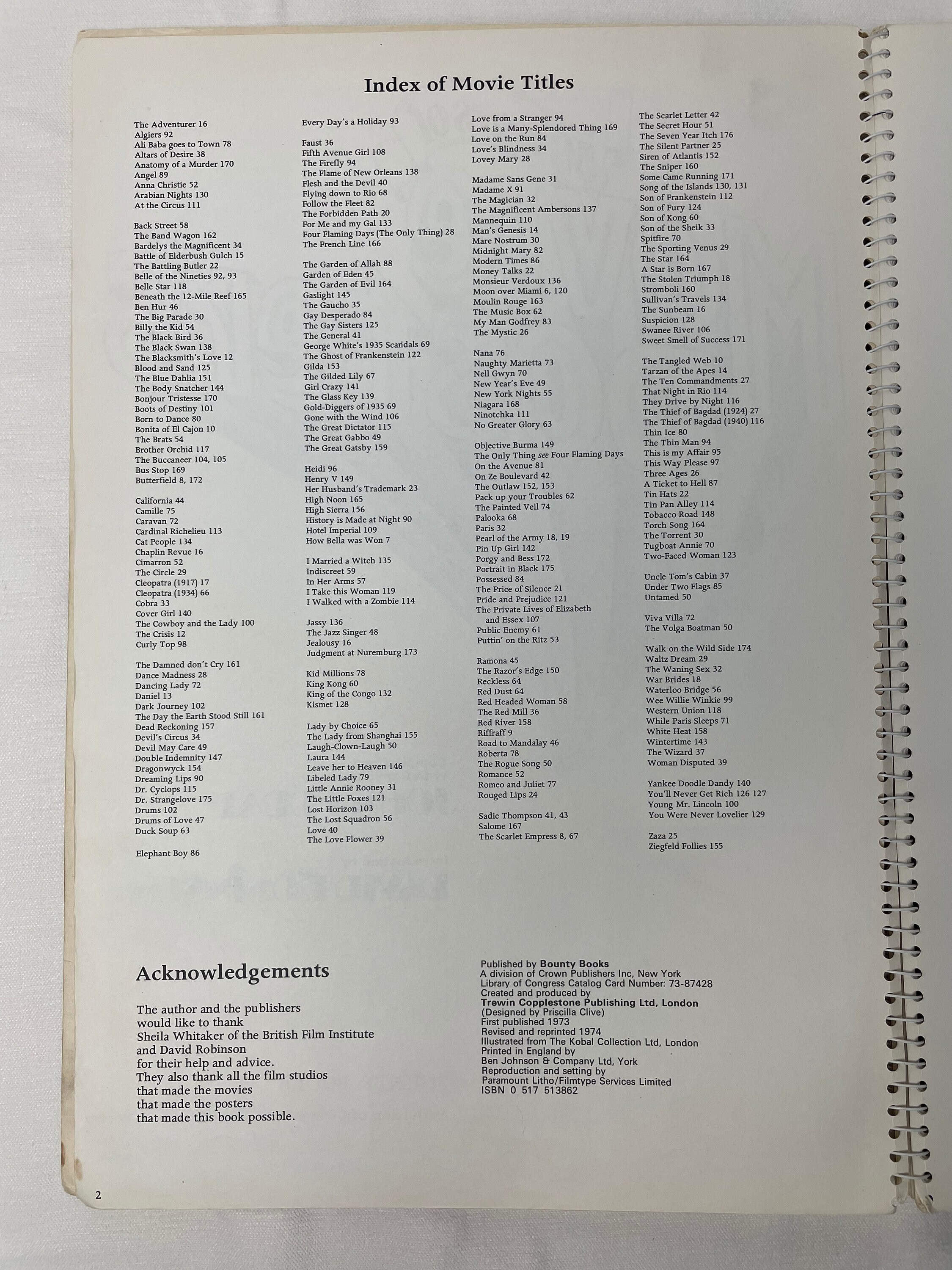 50 Years of Movie Posters Hollywood's Golden Era. Edited by John Kobal ...