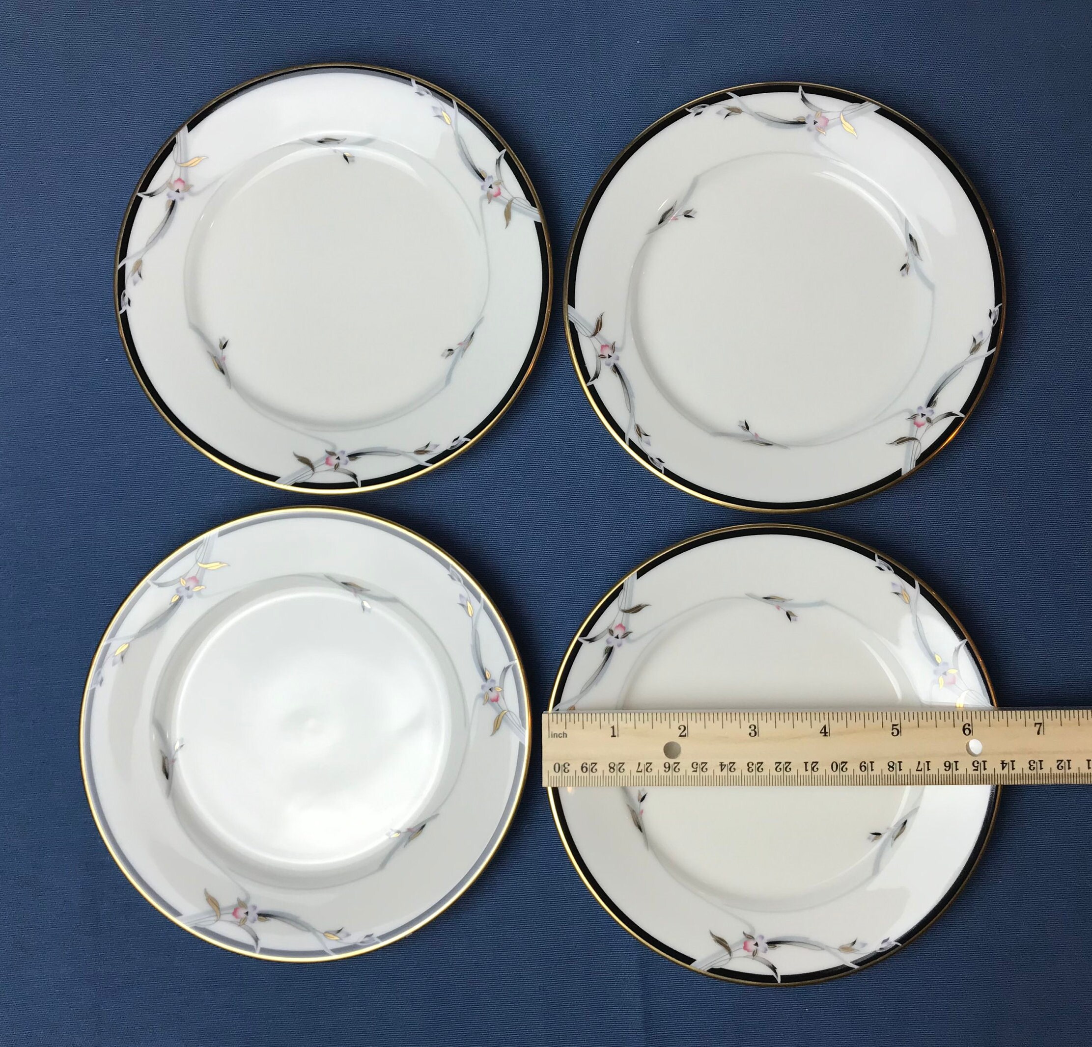 Gorham Manhattan. Creamer, Salad and Bread Plates. Fine China Vintage ...
