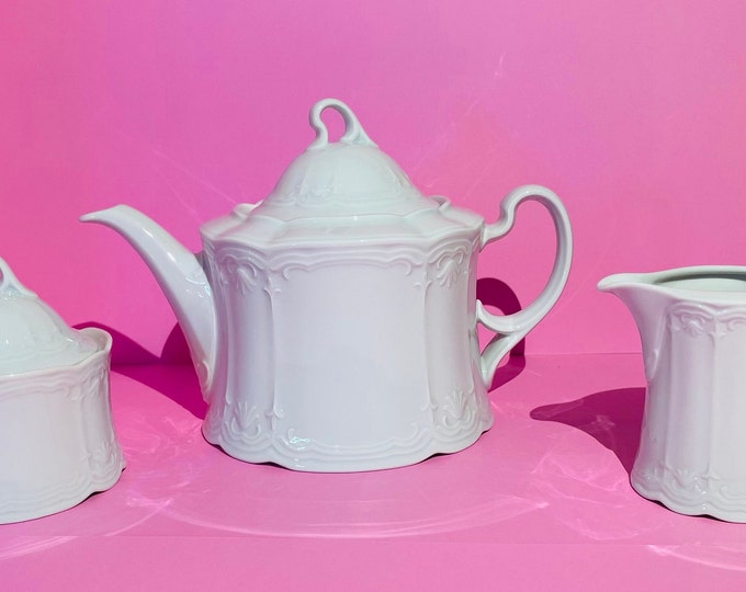 Seltmann Weiden Bavaria Julia Teapot, Sugar and Creamer Set. Vintage ...