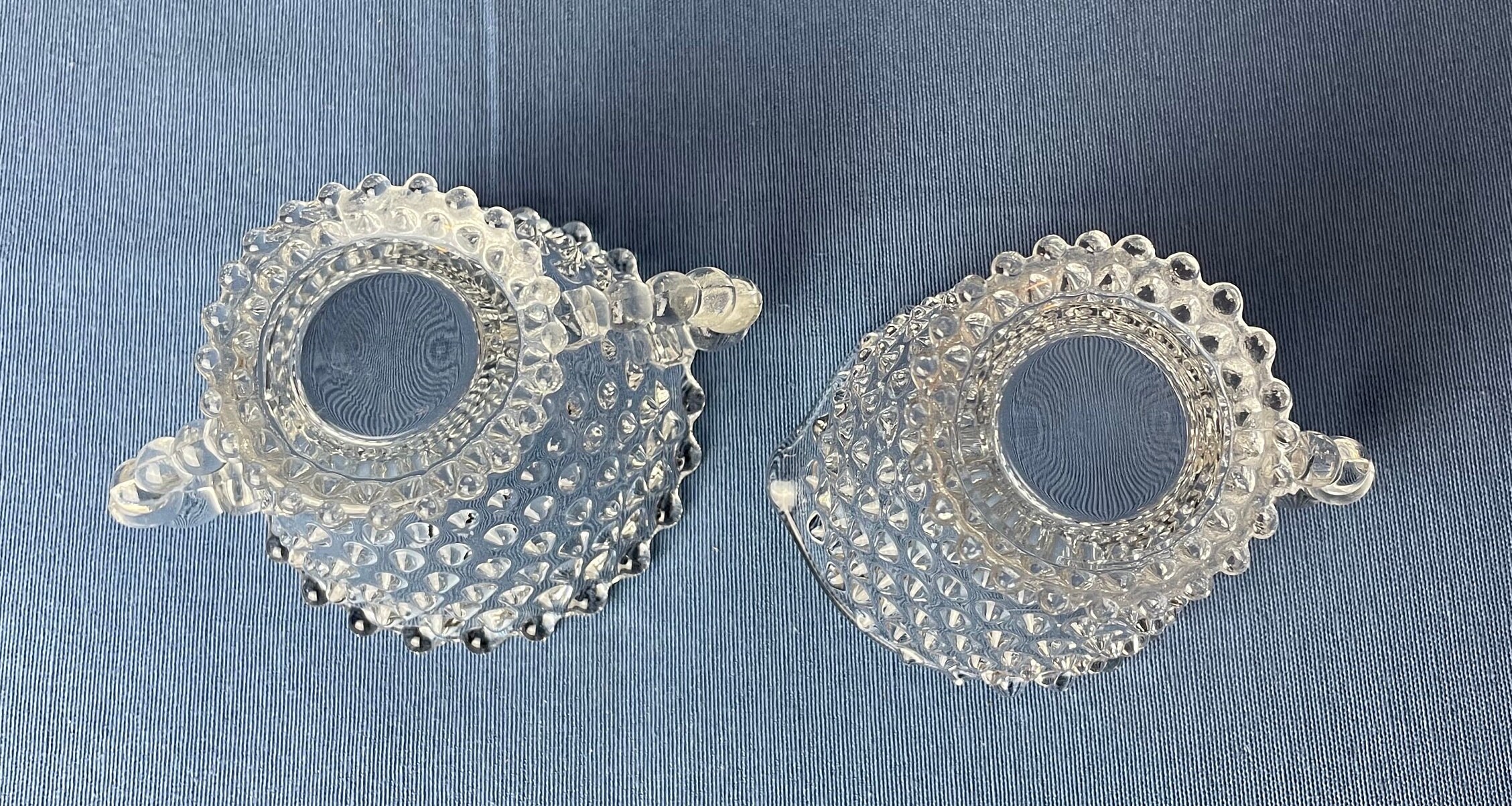 Hobnail Sugar and Creamer by Duncan & Miller. Vintage 1930-1955. Made ...