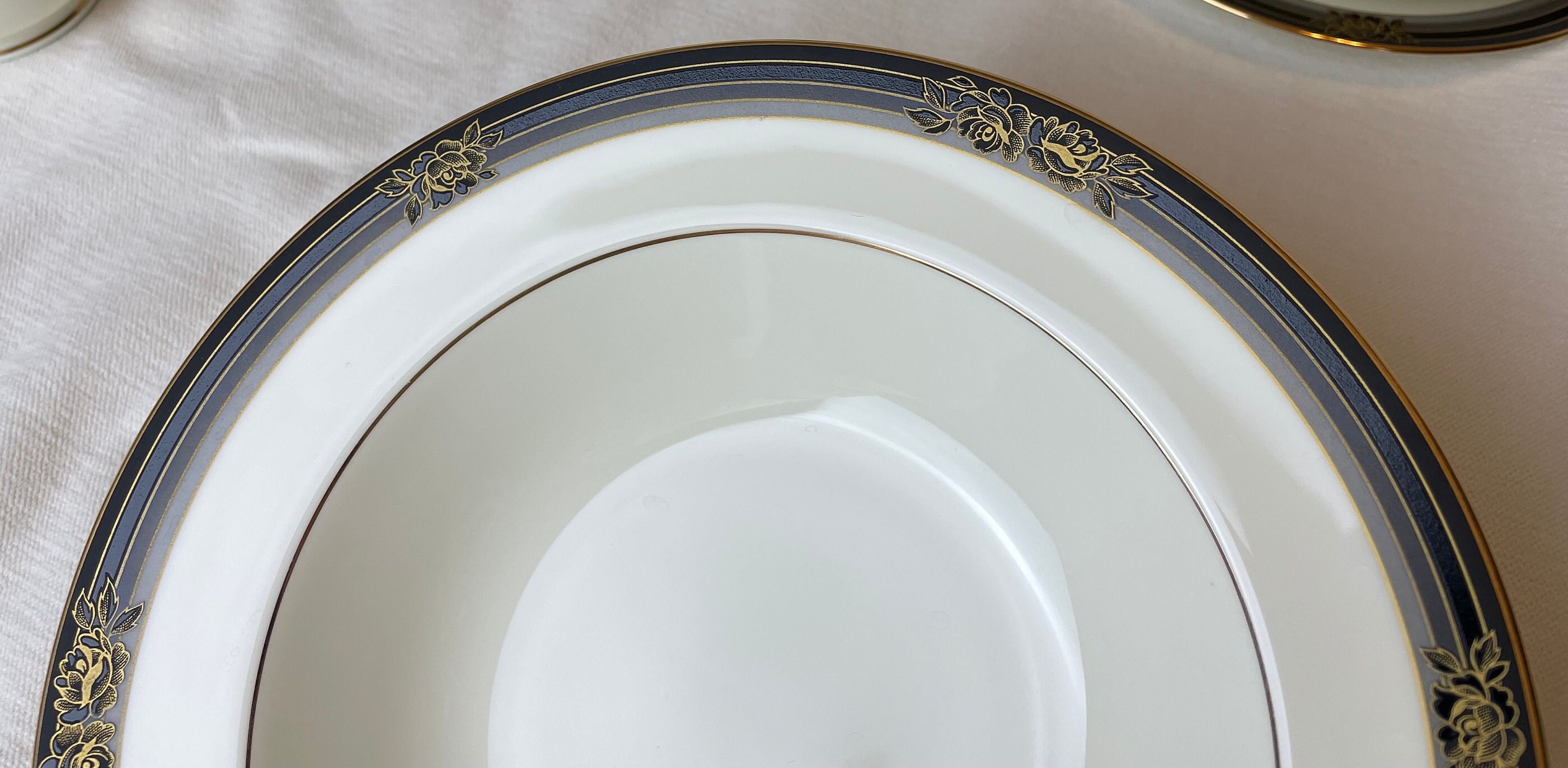 Noritake Spell Binder Bone China. Made in Japan 1983 1993. Cream-colored Porcelain With Stunning ...