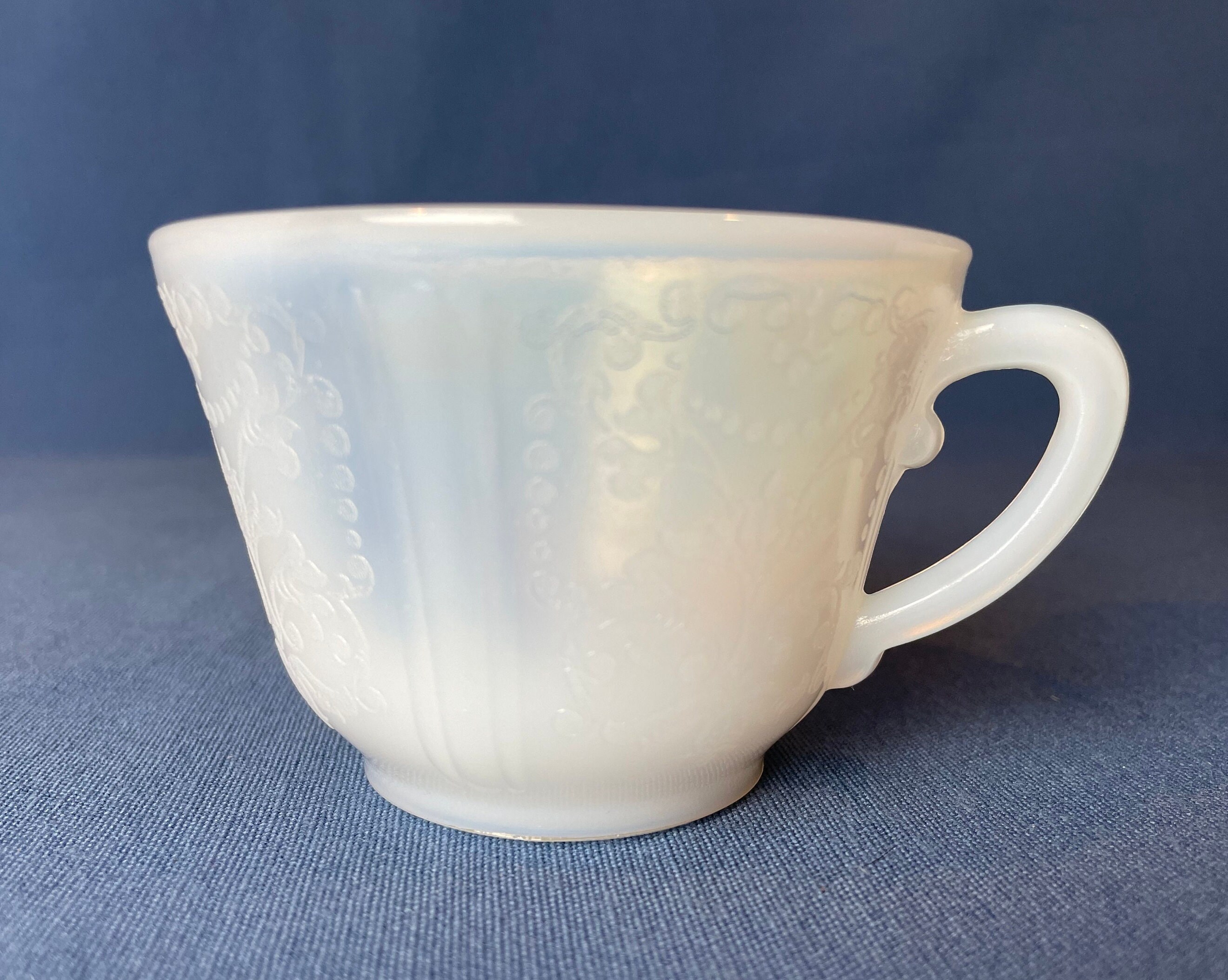 2 American Sweetheart Monax Cups in White by Macbeth-evans. Vintage ...